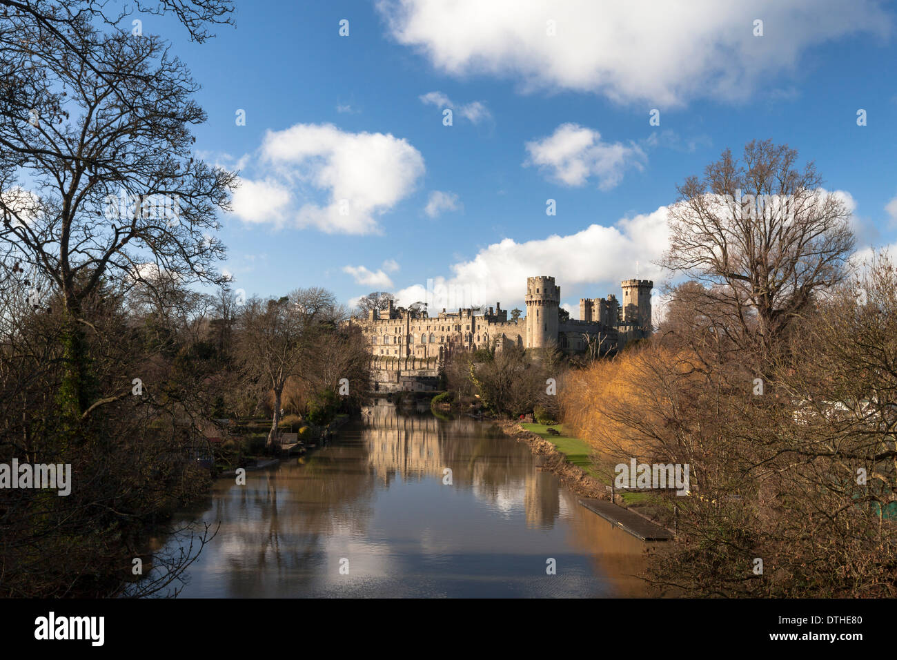 Warwick Castle, castle, Warwick, Warwickshire Stock Photo - Alamy