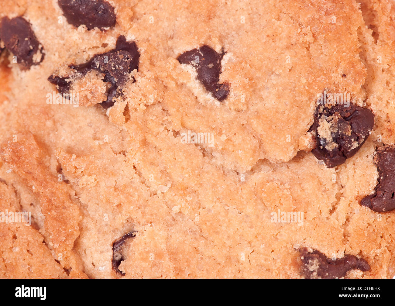 chocolate chip cookie abstract background Stock Photo - Alamy
