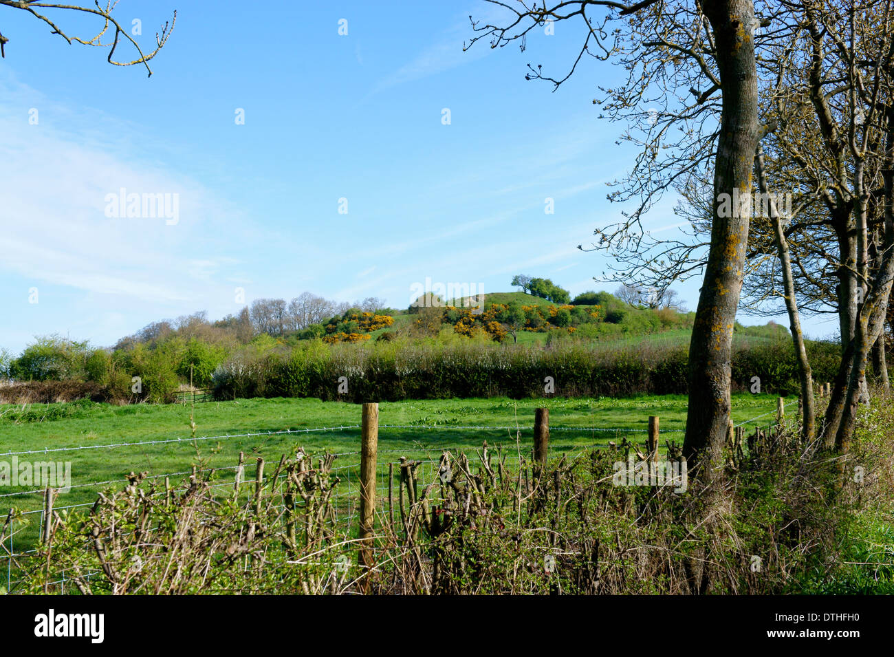 Brailes castle hill hi-res stock photography and images - Alamy