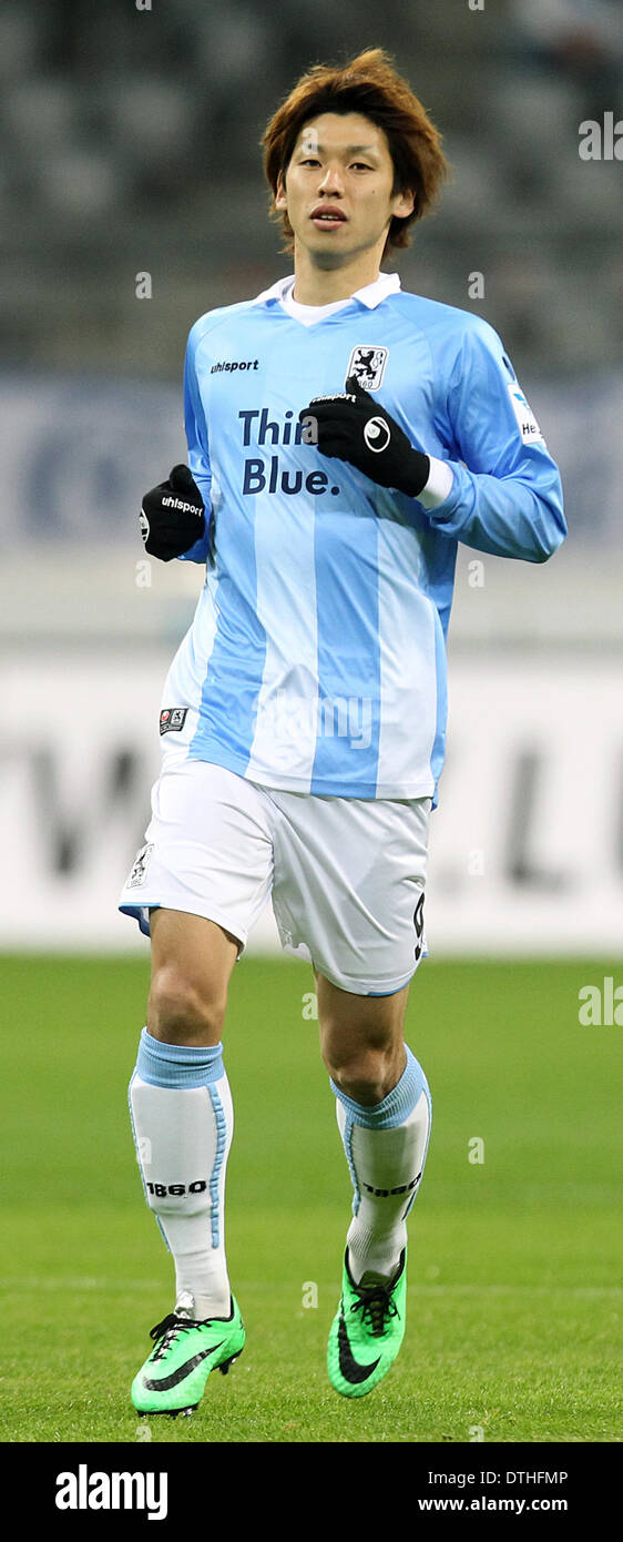 Munich, Germany. 10th Feb, 2014. Striker Yuya Osako from Japan of 1860 ...