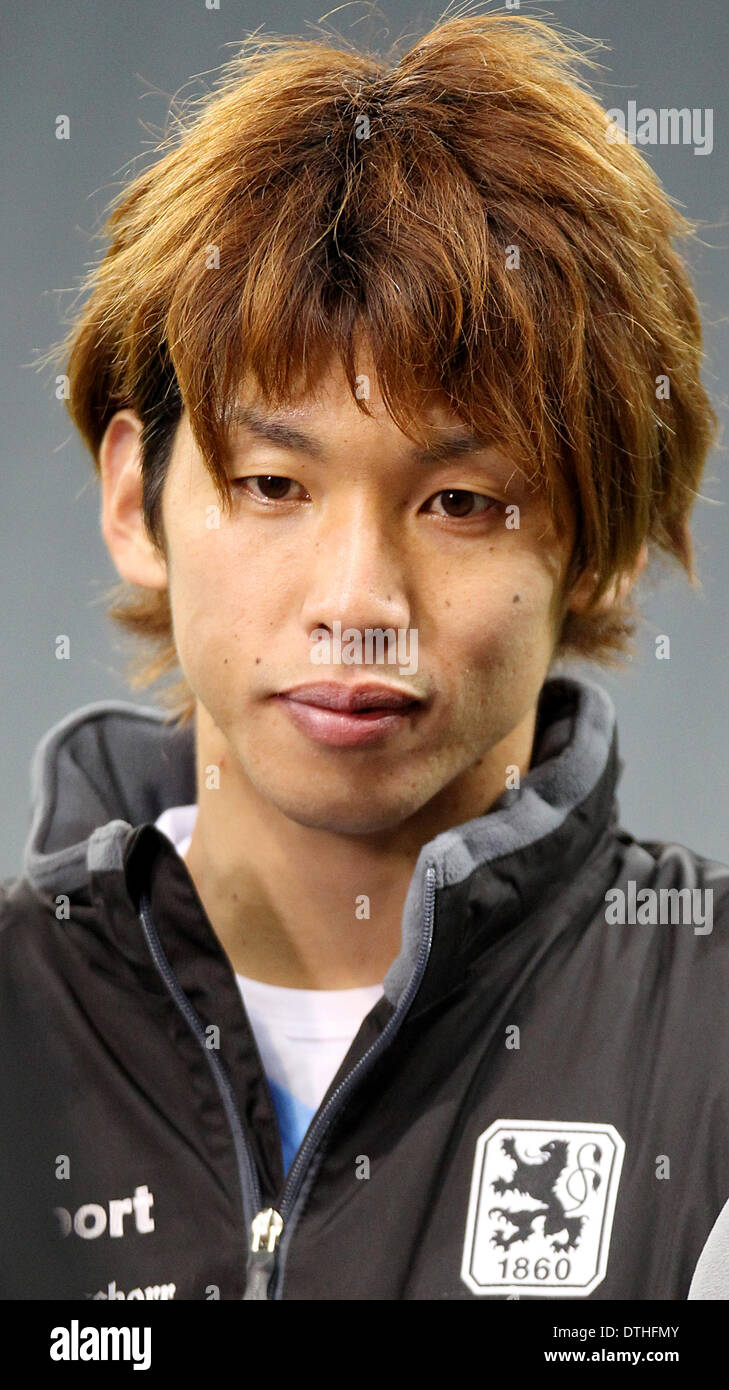 Munich, Germany. 10th Feb, 2014. Striker Yuya Osako from Japan of 1860 ...