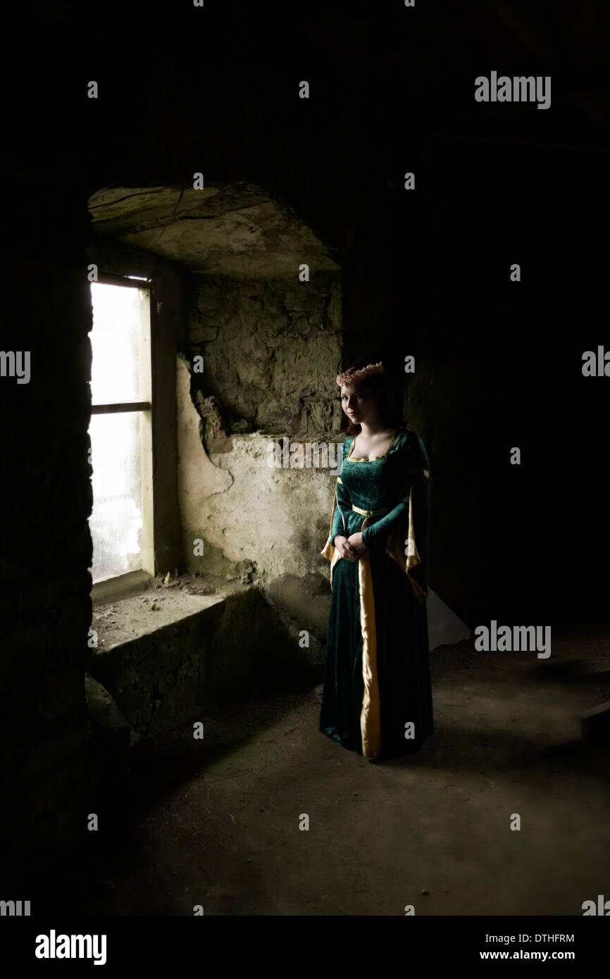 Princess castle window hi-res stock photography and images - Alamy