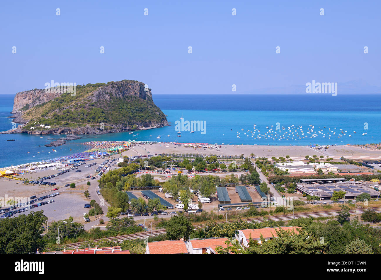 Praia a Mare overview Stock Photo - Alamy