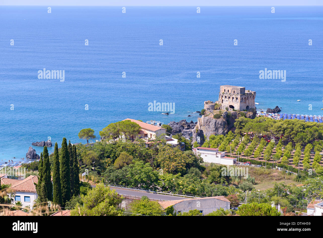 Praia a Mare overview Stock Photo - Alamy