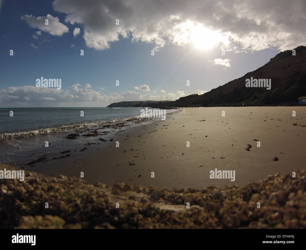Isle of Wight Beach Stock Photo - Alamy
