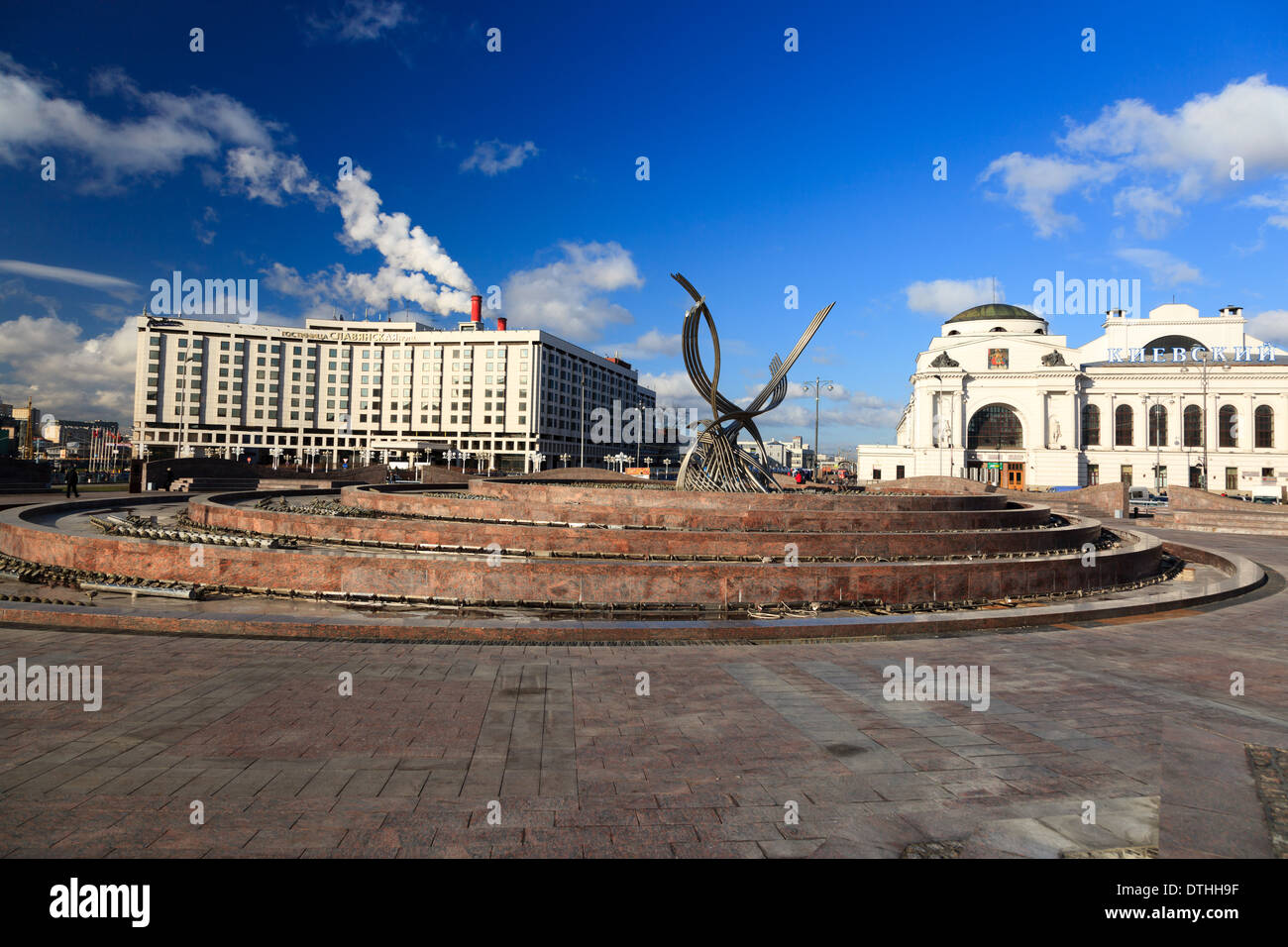 Square of Europe. Moscow Stock Photo - Alamy