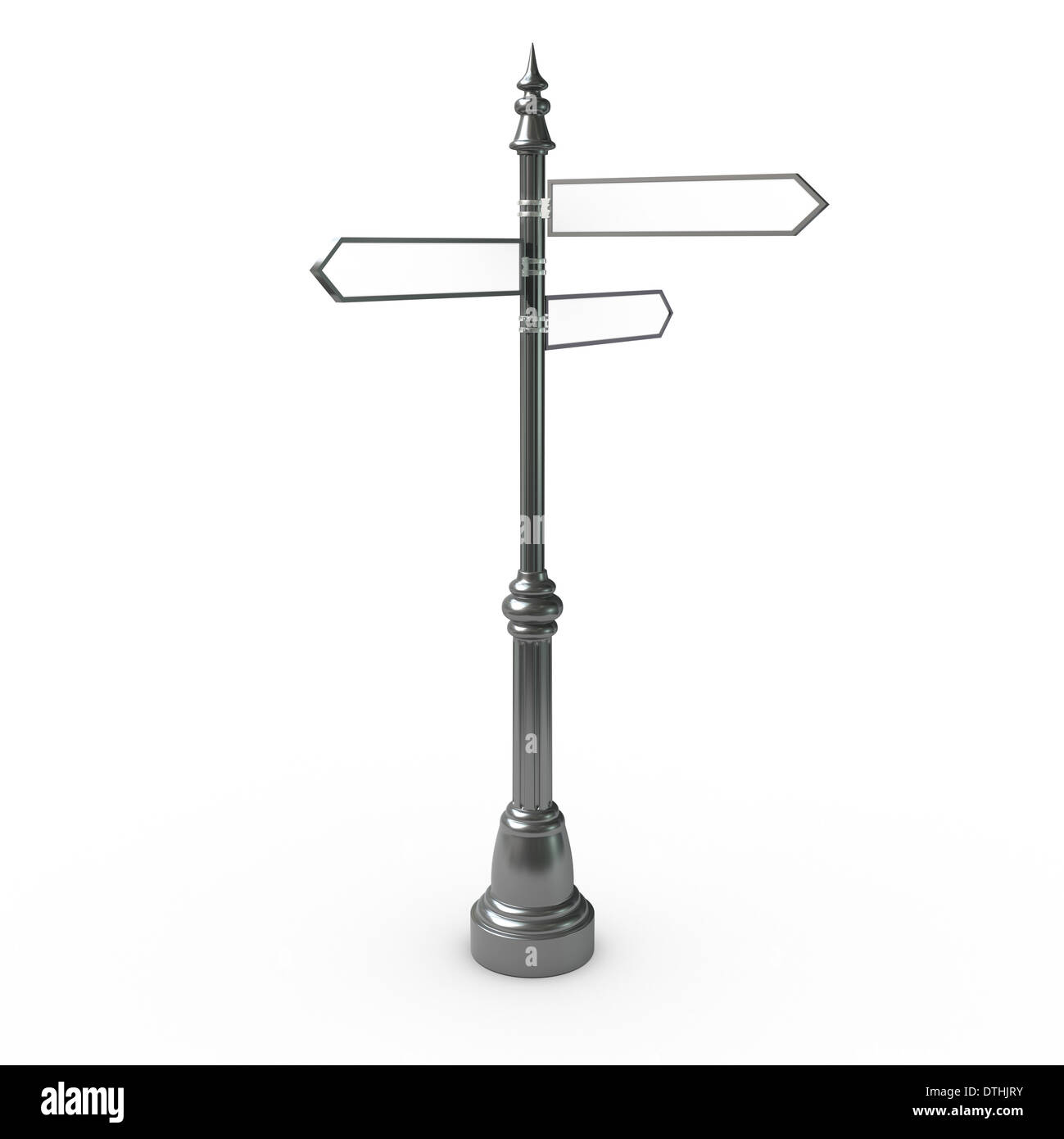 Stock Steel Sign Post