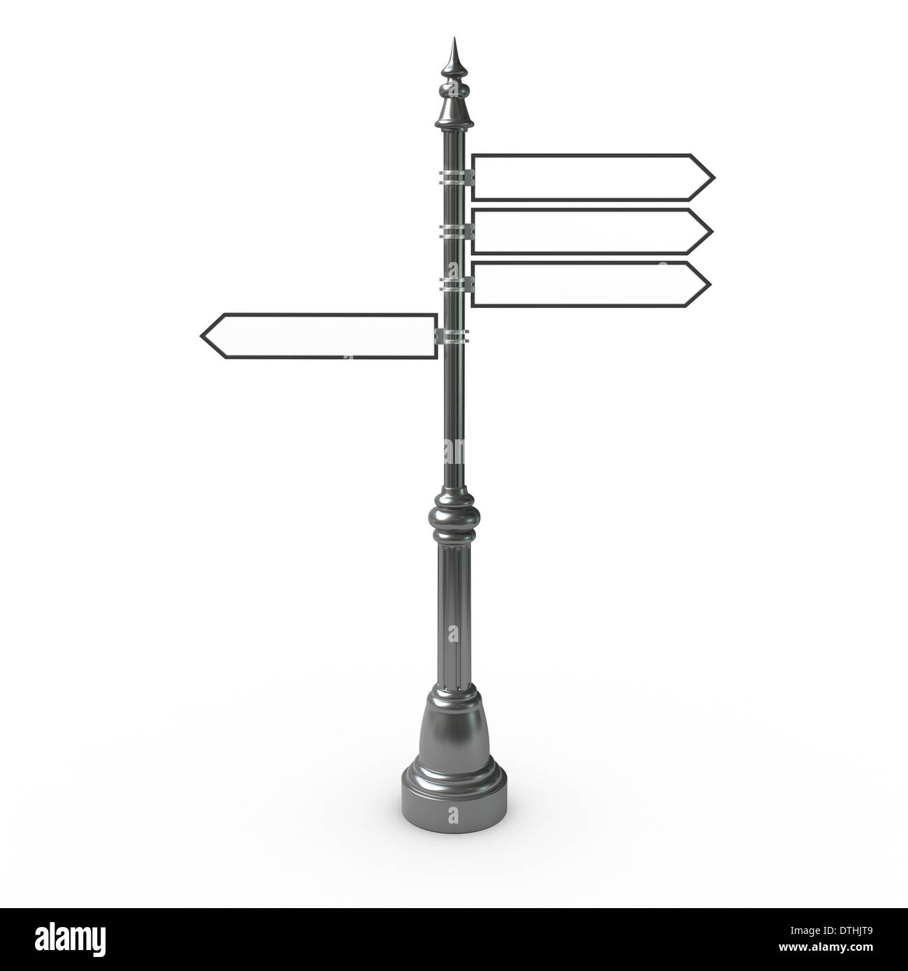 Metal Street Sign Pole