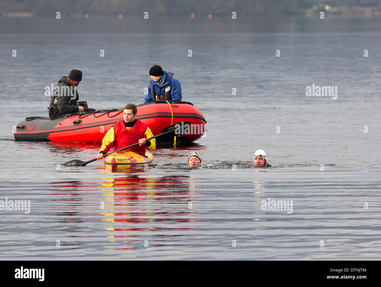 Davina McCall Sport Relief challenge Beyond Breaking Point swimming ...