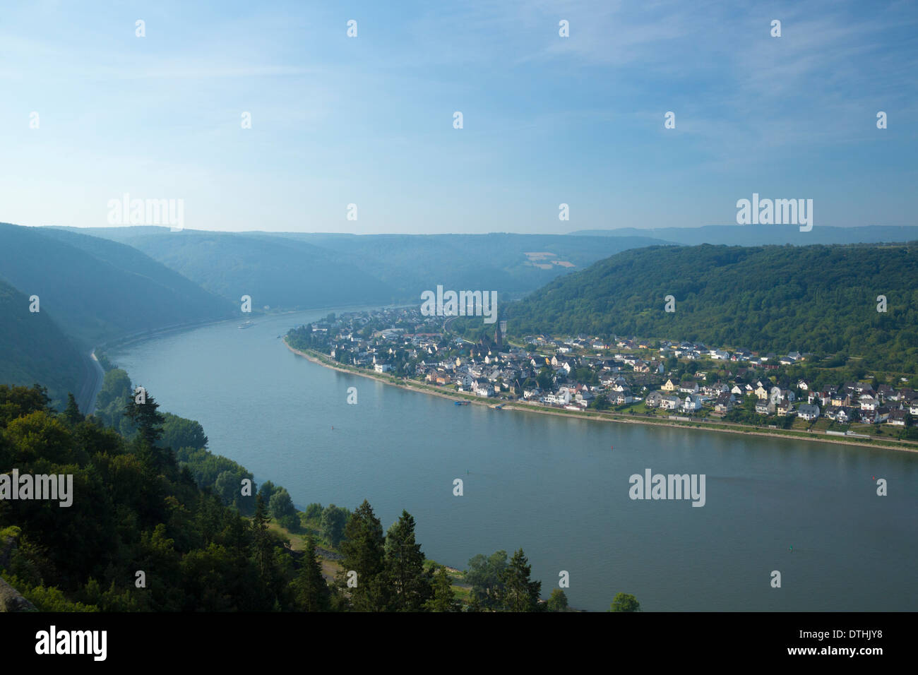 Germany the Rhine River Stock Photo - Alamy