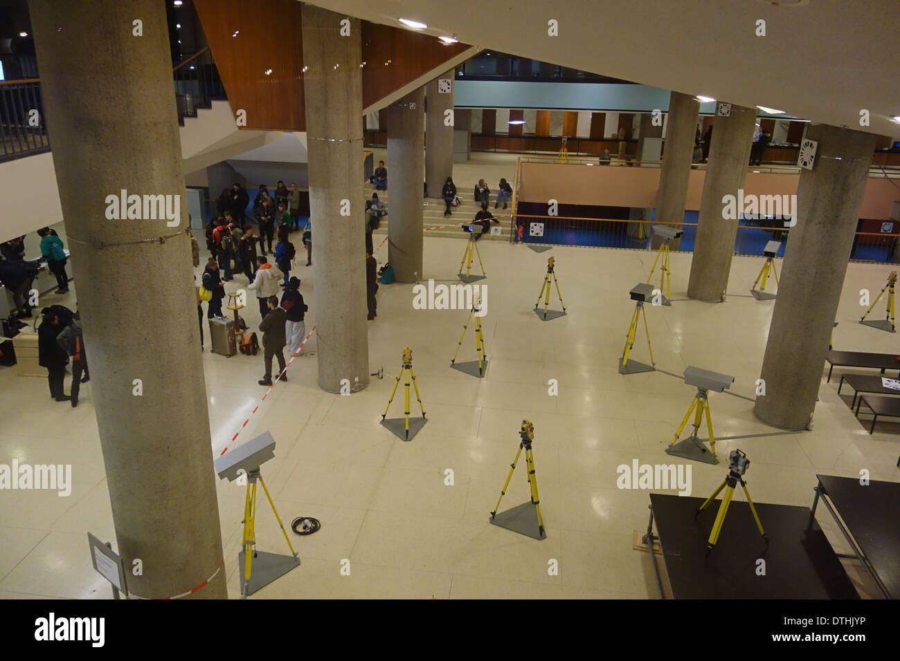Berlin, Germany - 27 January 2014: Opening Night of the Transmediale ...