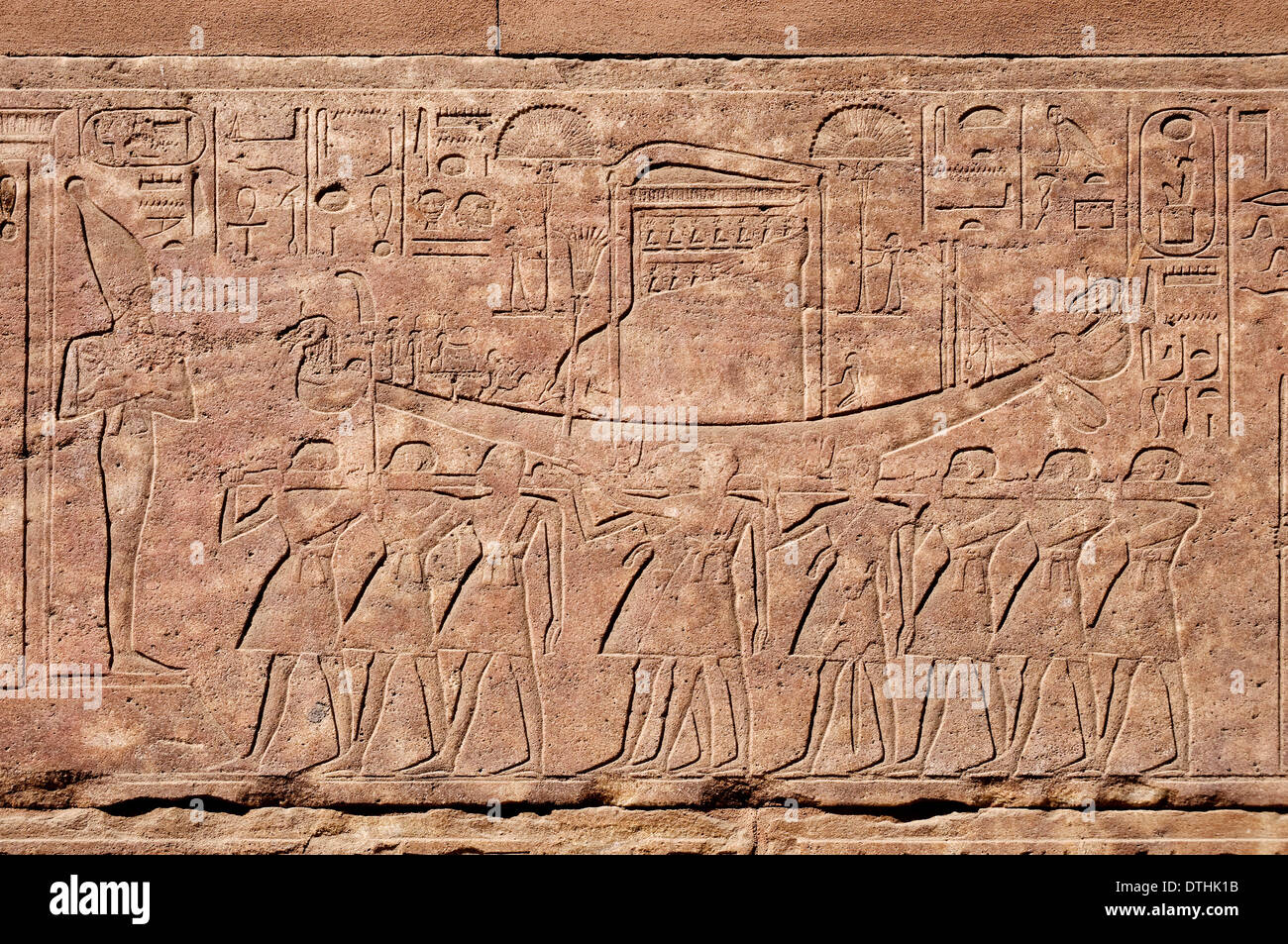 Red Chapel Queen Hatshepsut Tuthmose Karnak open air museum Stock Photo ...