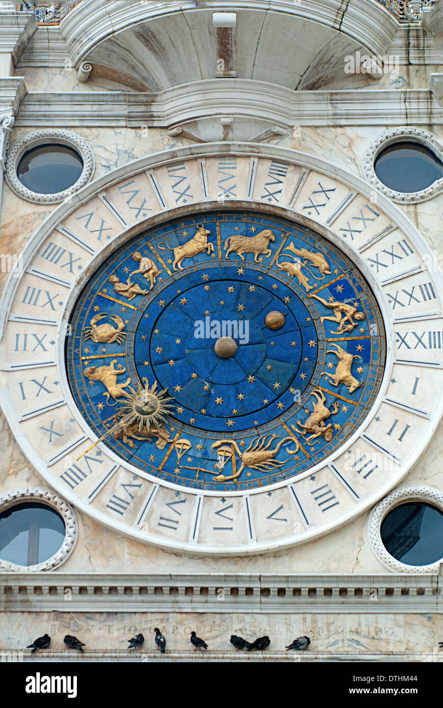 St Mark's Clock in Venice, Italy Stock Photo - Alamy