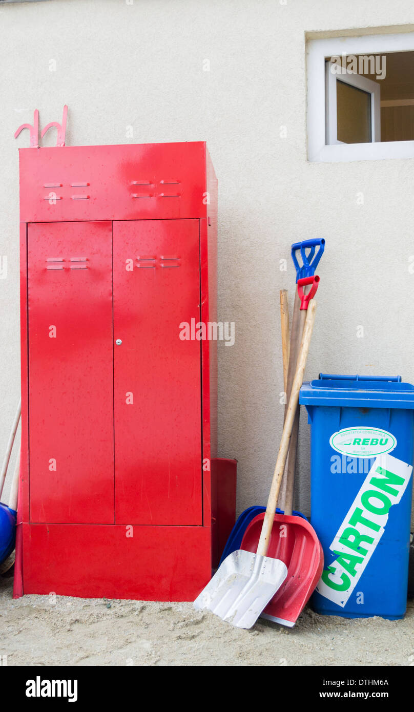 Firefighting tools and equipment Stock Photo - Alamy