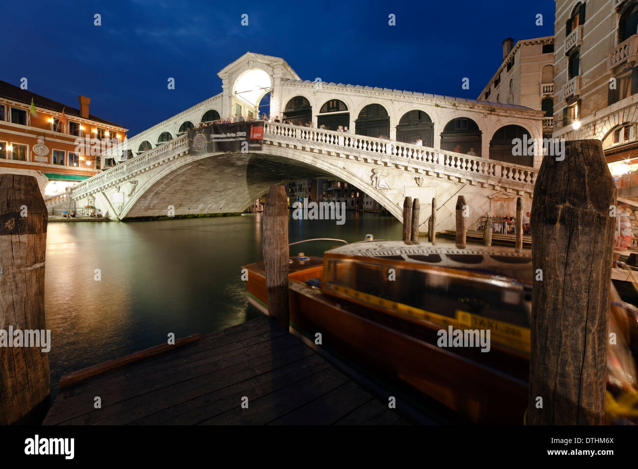 Rialto Bridge, Grand Canal, Venice, Italy; Ponte di Rialto, Canale ...
