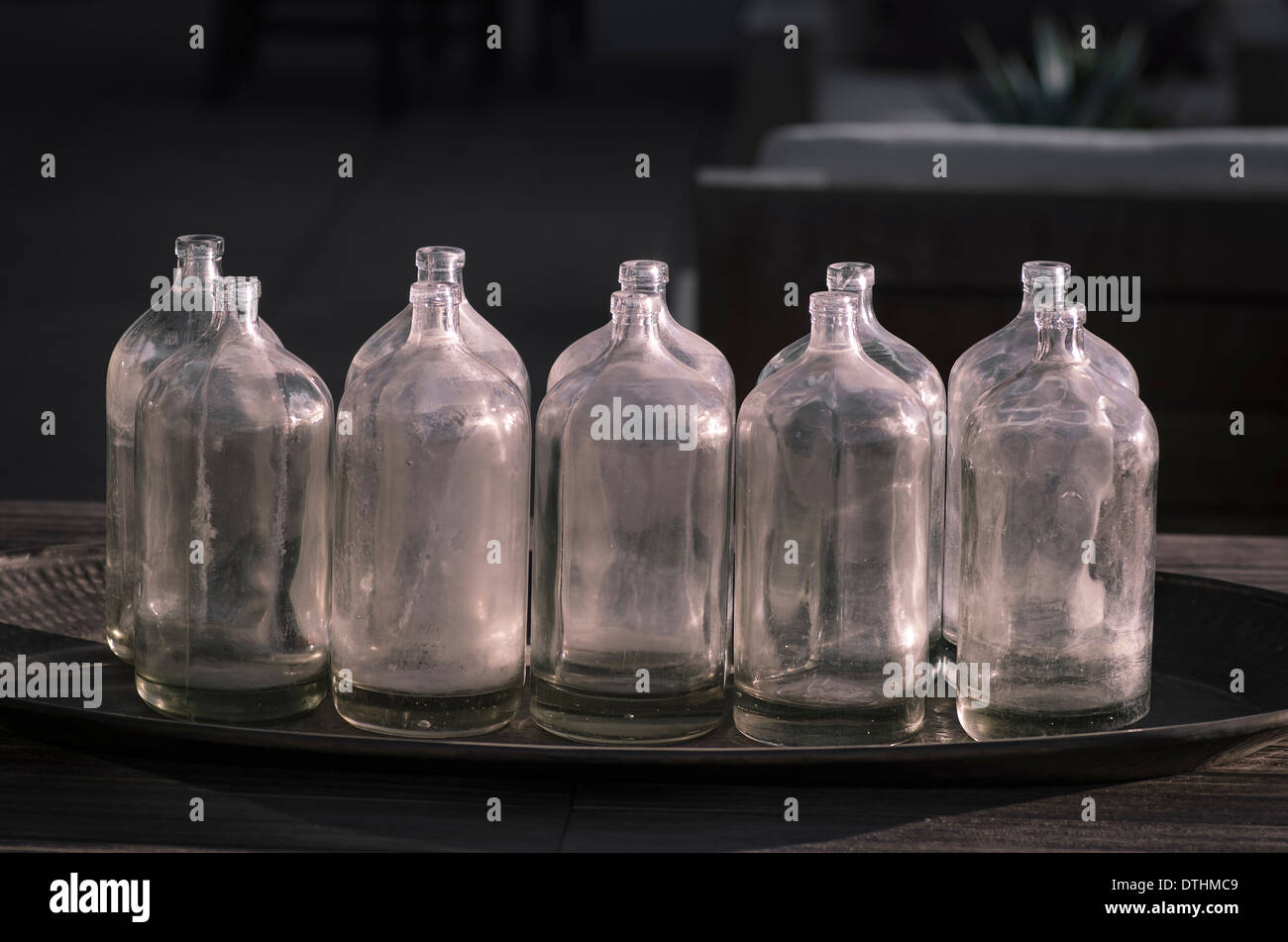Antique glass bottles retro stylish hi-res stock photography and images ...