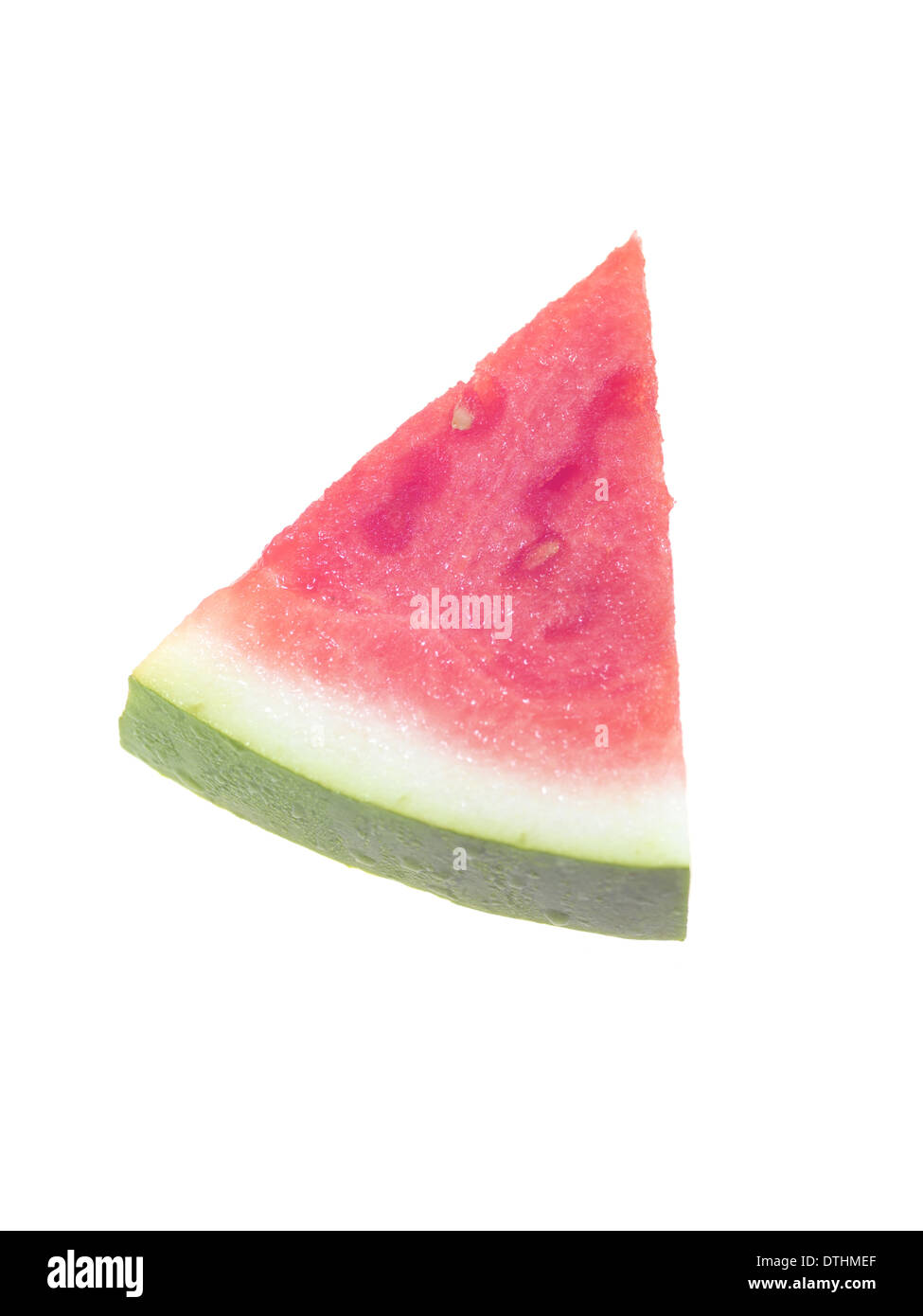 Watermelon slices isolated against a white background Stock Photo - Alamy