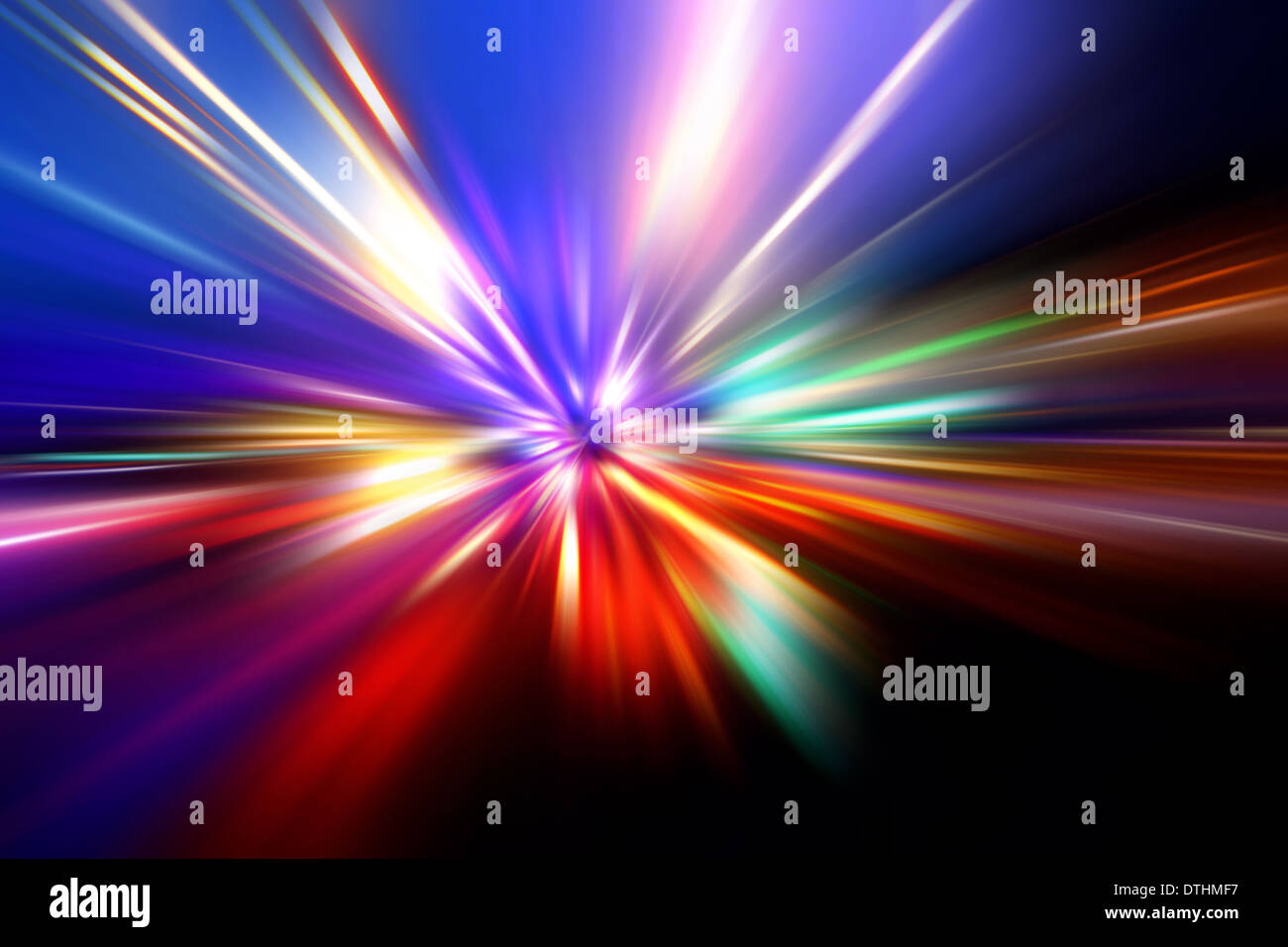 flash acceleration speed motion on night road Stock Photo - Alamy