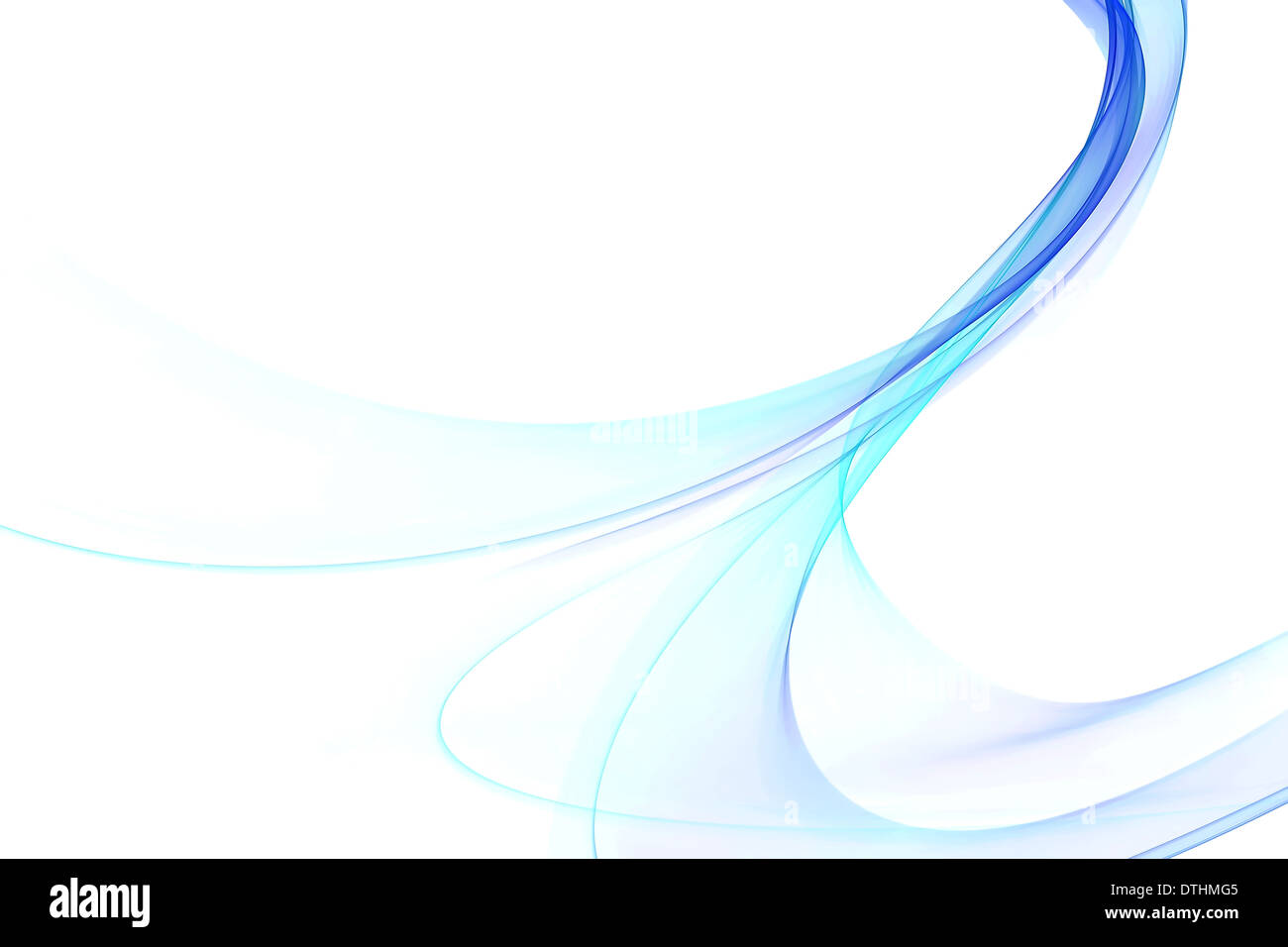 abstract blue twisted wave on a white Stock Photo - Alamy