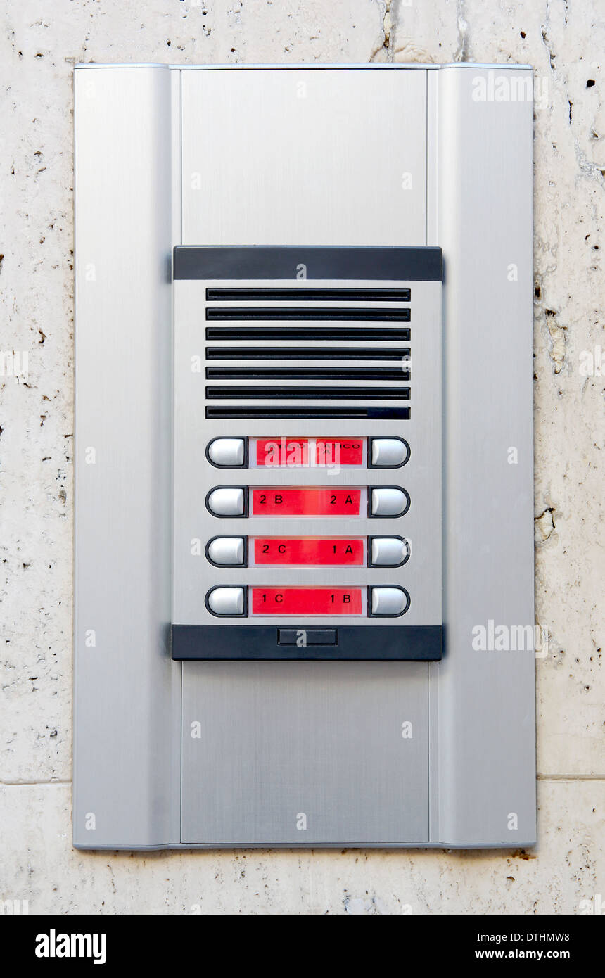 Intercom buzzer hi-res stock photography and images - Alamy