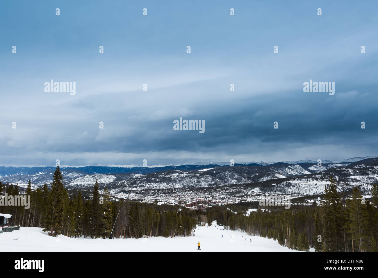 Breckenridge ski resort in the winter Stock Photo - Alamy