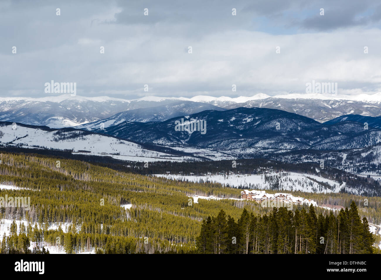 Breckenridge ski resort in the winter Stock Photo - Alamy