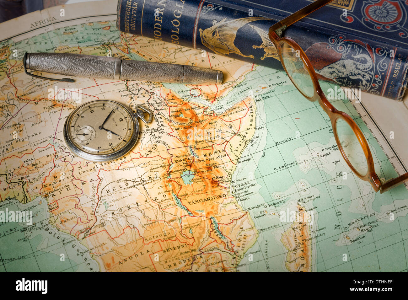 Old maps are large and interesting source of knowledge Stock Photo - Alamy