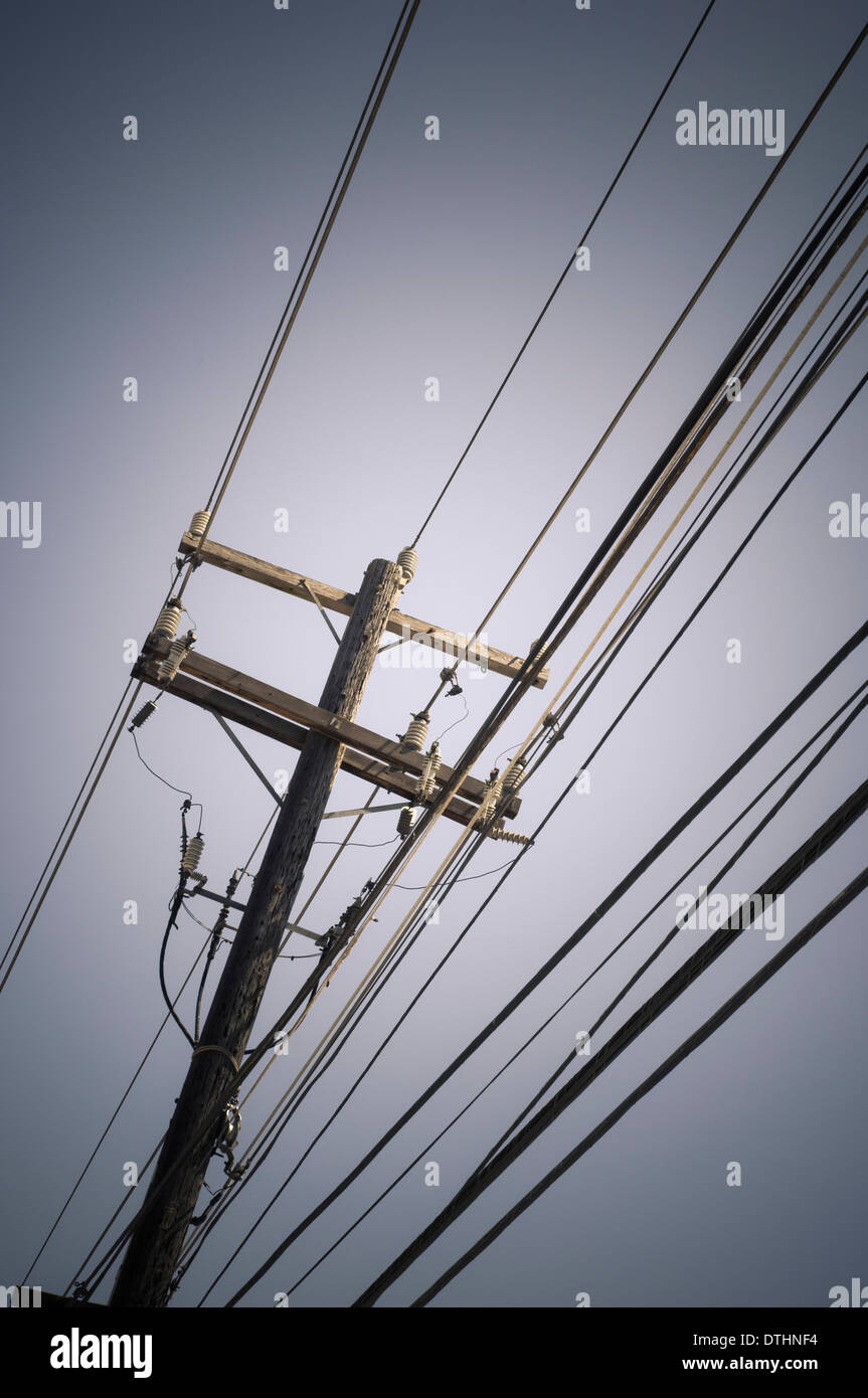 Power lines usa hi-res stock photography and images - Alamy