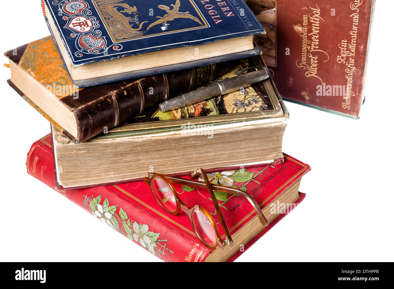 Old books are beautiful and full of interesting knowledge Stock Photo ...