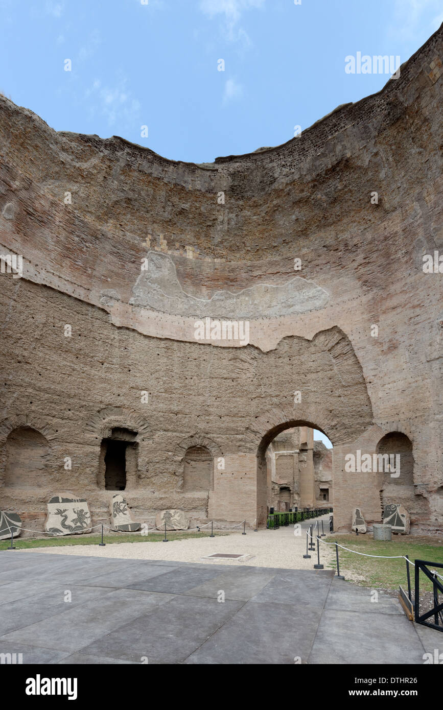 Eastern palaestra entrance to Frigidarium central hall Baths Caracalla ...