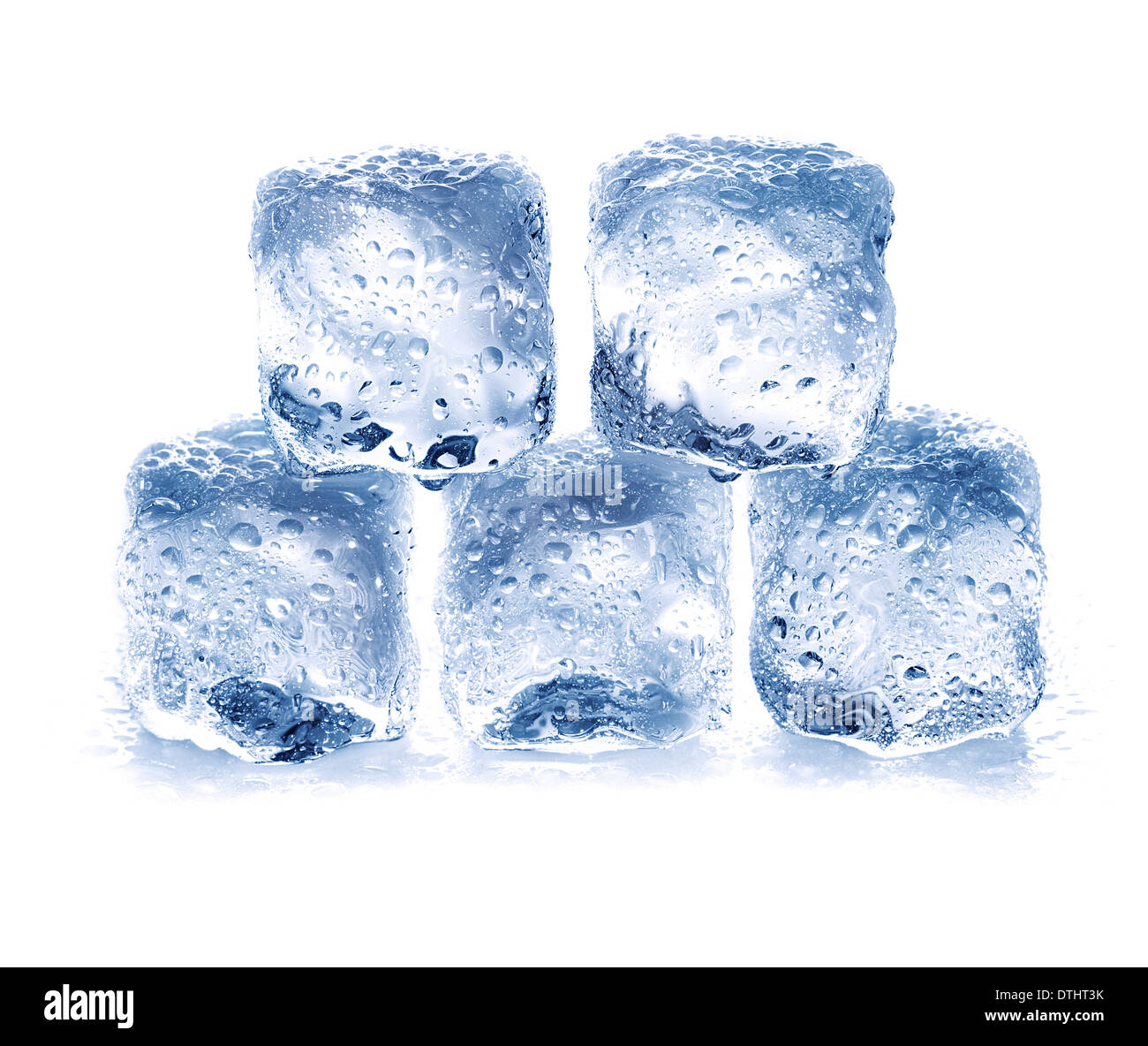 Ice cube isolated on white Stock Photo - Alamy
