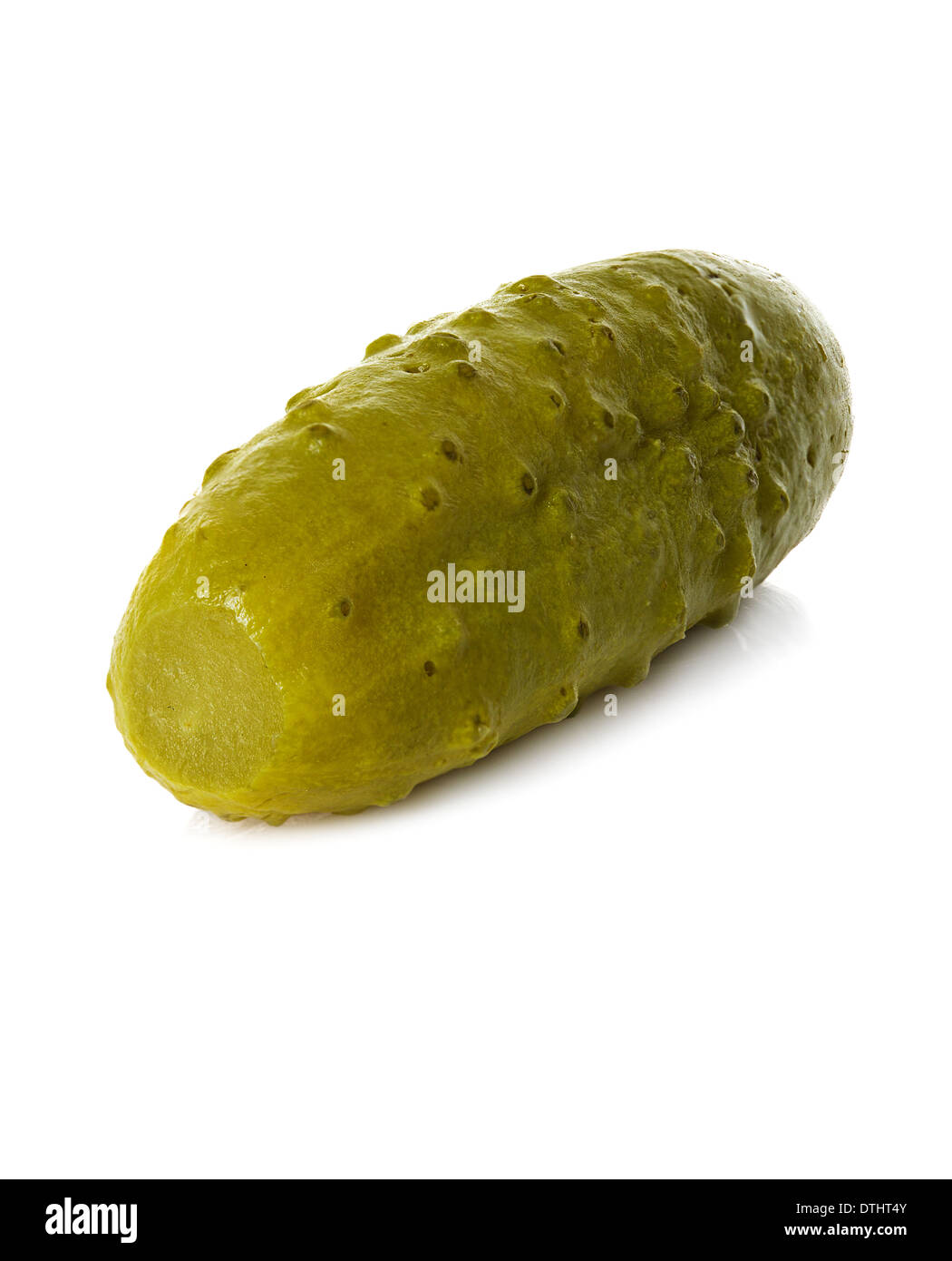 Pickled cucumber isolated on white background Stock Photo - Alamy