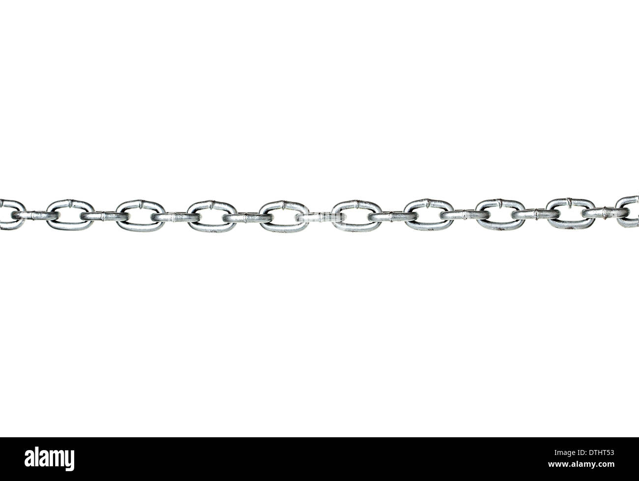 Metal chain close-up on white background Stock Photo - Alamy