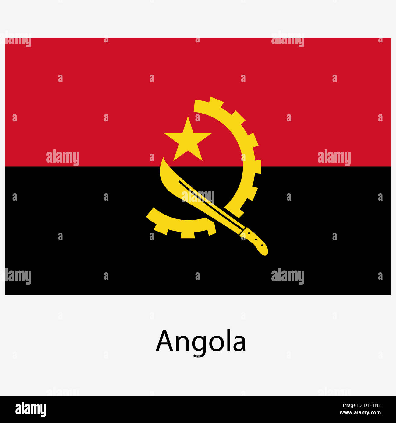 Flags of world sovereign states. Vector illustration. Exact co Stock ...