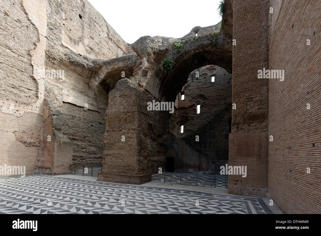 View mosaic floor tiled eastern apodyterium (dressing room) Baths ...