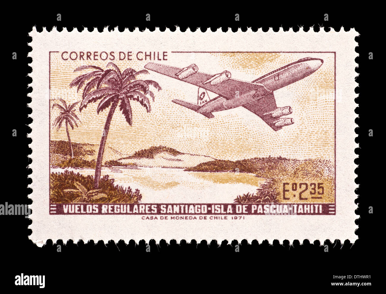 Santiago island stamp hi-res stock photography and images - Alamy