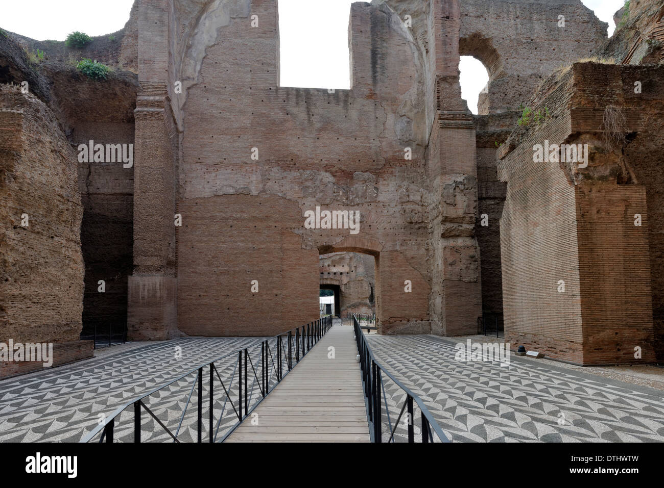 View mosaic floor tiled eastern apodyterium (dressing room) Baths ...