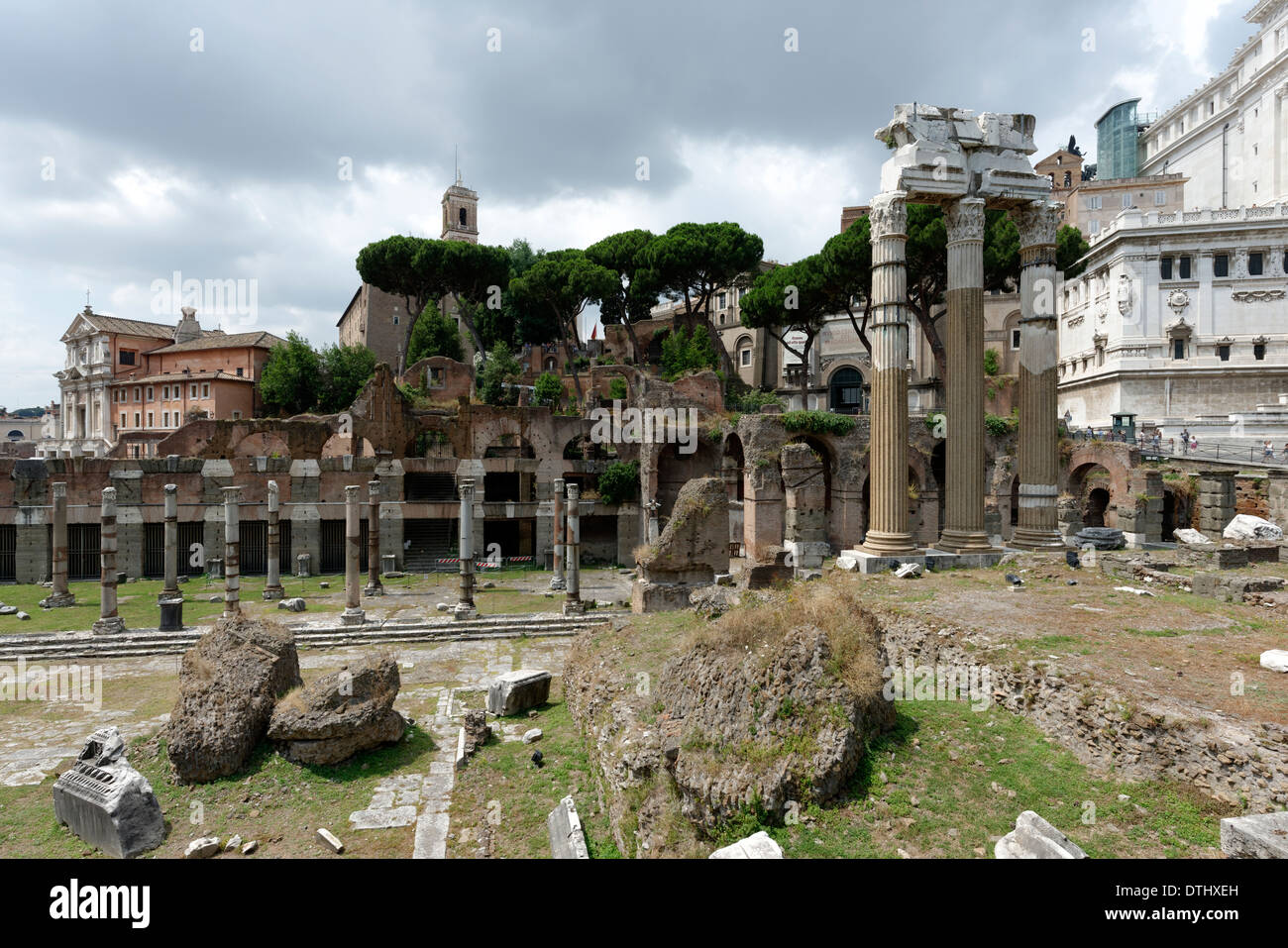 Julius Caesar’s Temple Venus Genetrix remaining double colonnade that ...
