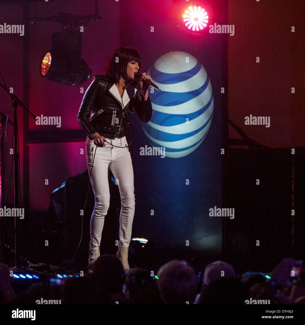 Hollywood, California, USA. 18th Feb, 2014. Phantogram plays Jimmy ...