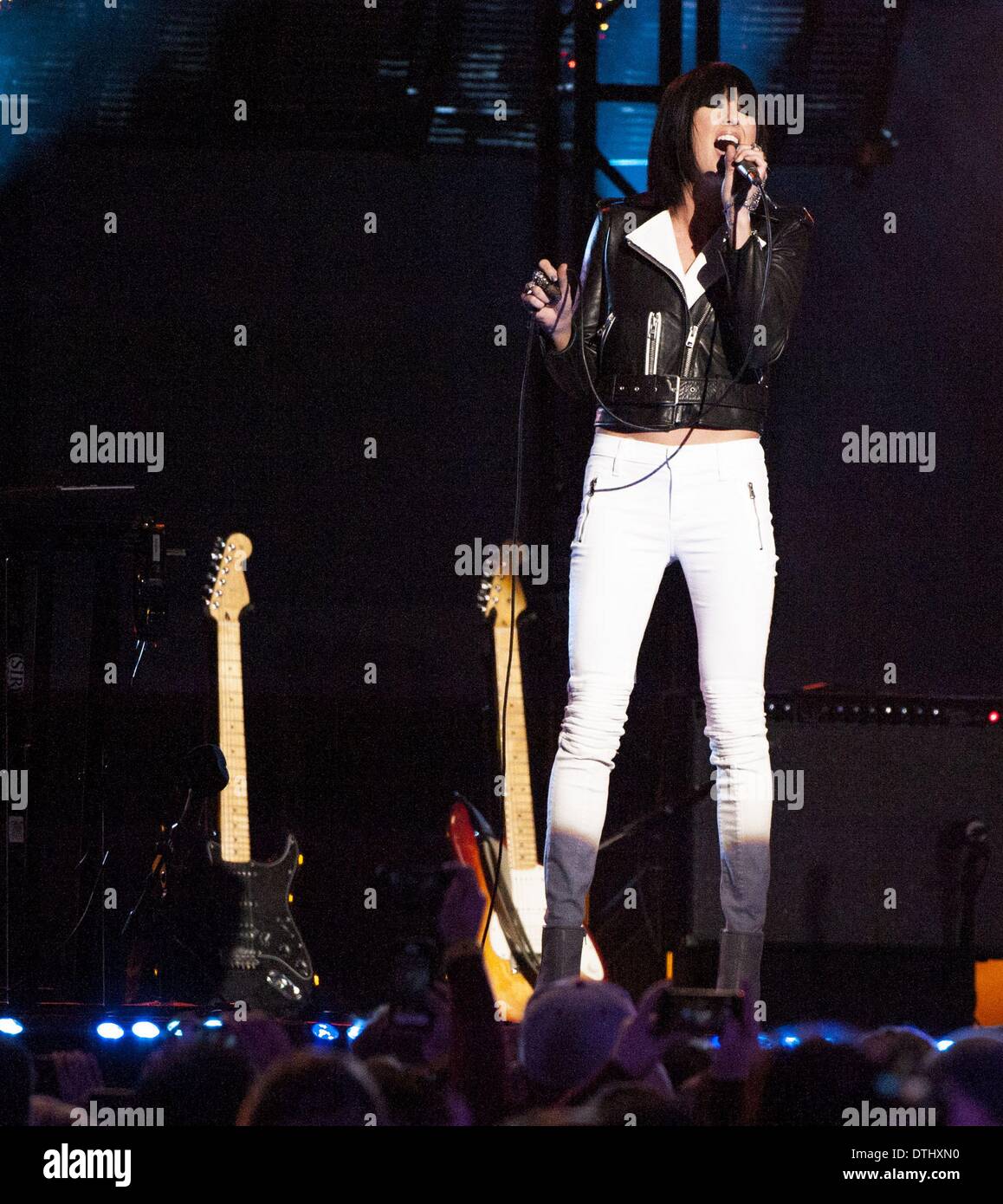 Hollywood, California, USA. 18th Feb, 2014. Phantogram plays Jimmy ...