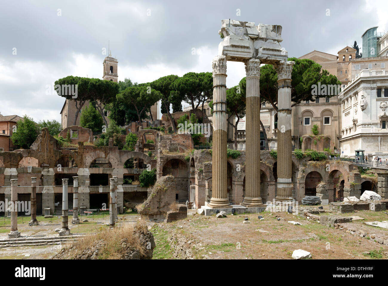 Julius Caesar’s Temple Venus Genetrix remaining double colonnade that ...