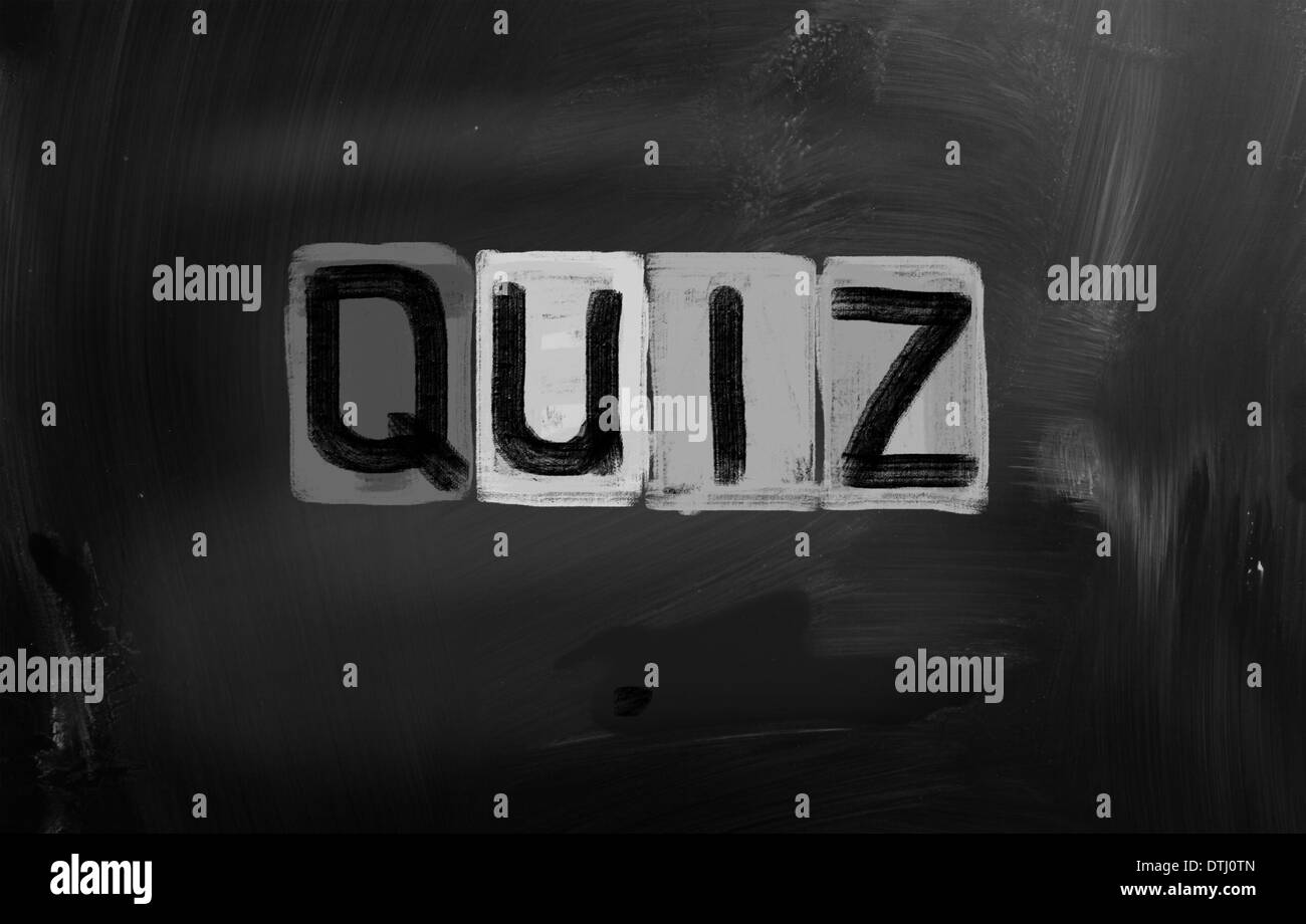 Quiz Black and White Stock Photos & Images - Alamy
