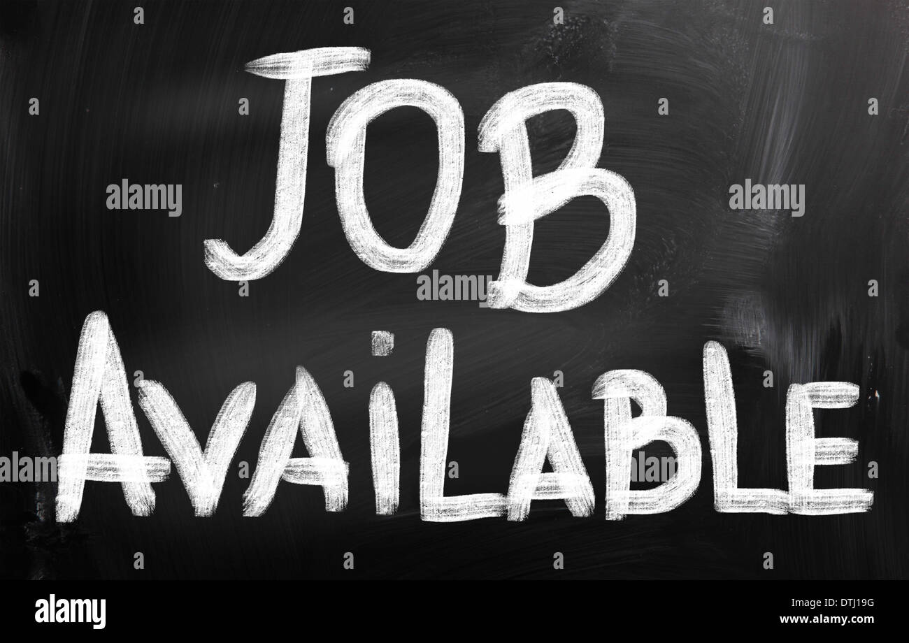 Job Available Concept Stock Photo - Alamy