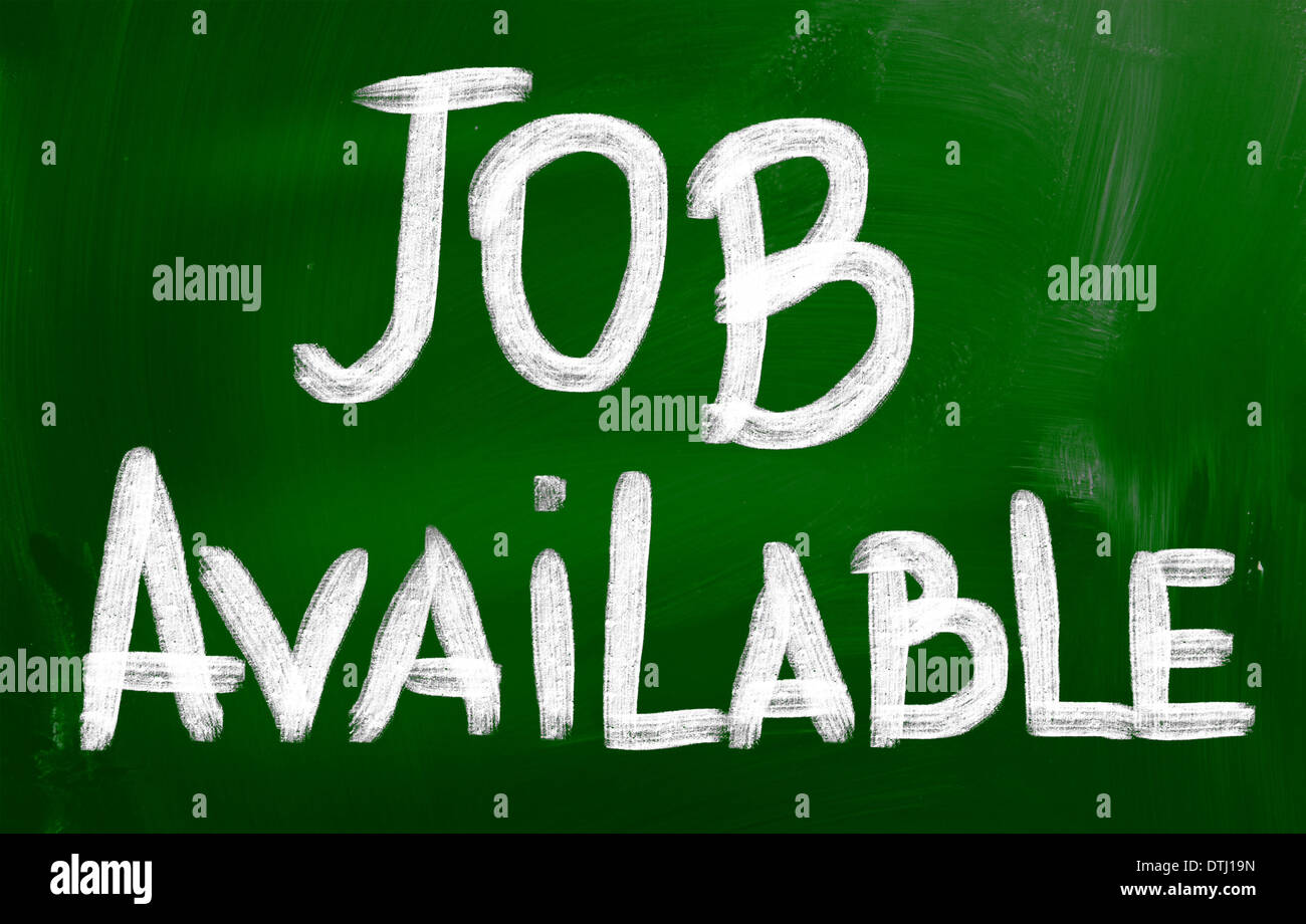 Job Available Concept Stock Photo - Alamy