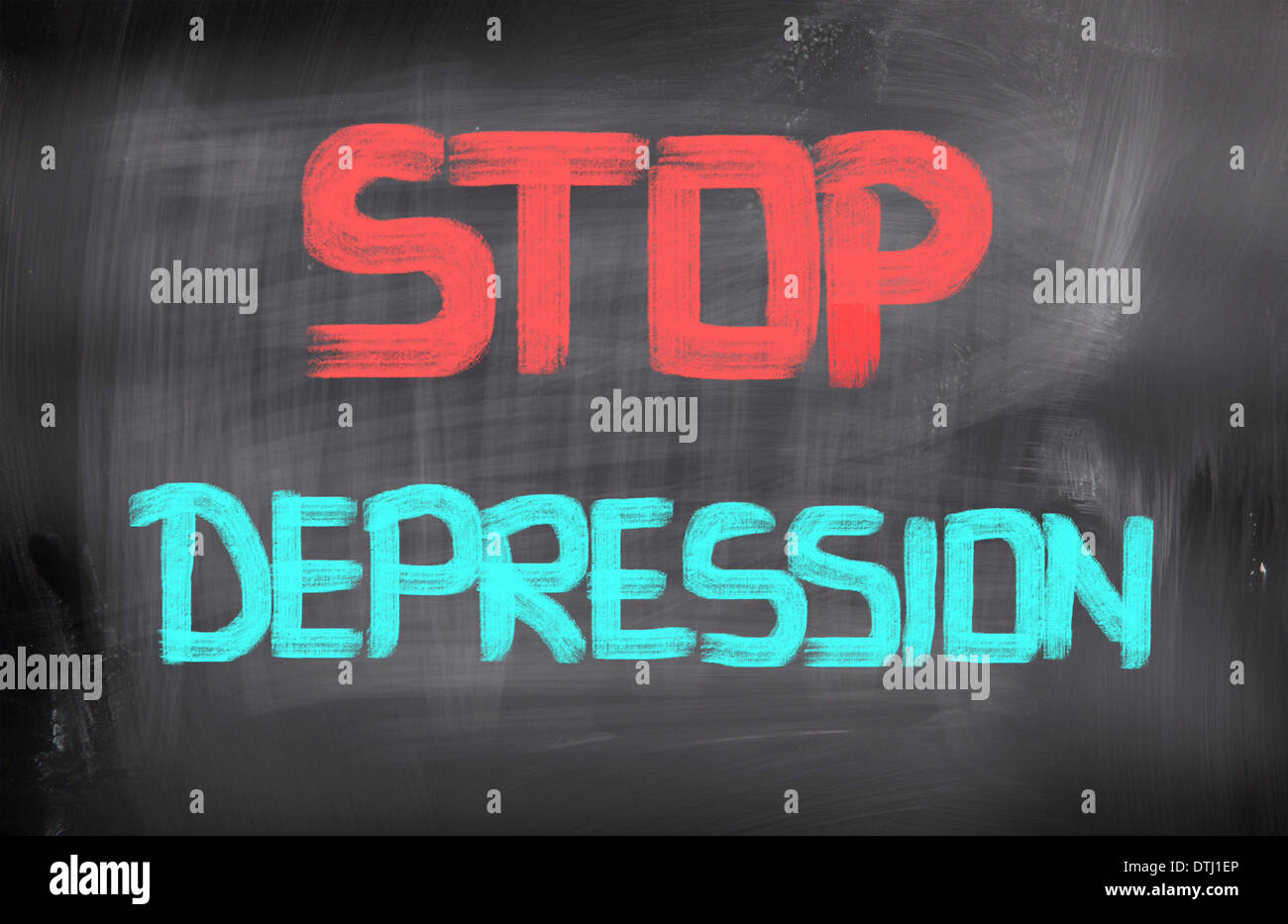 Stop Depression Concept Stock Photo - Alamy