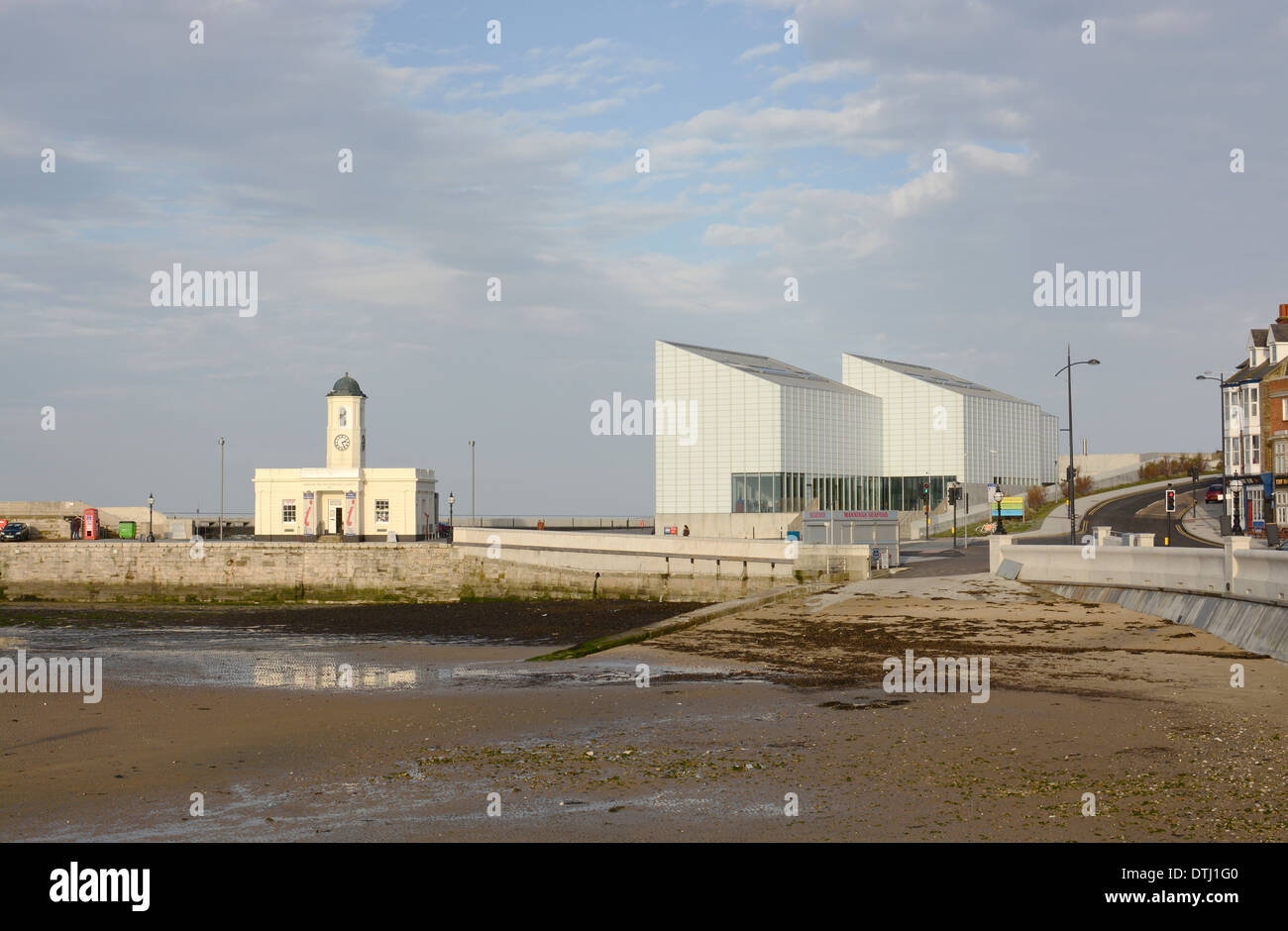 The Turner Contemporary Art Gallery on the harbour side at Margate in ...