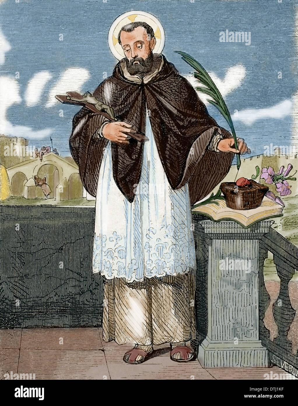 John of Nepomuk (1345–1393). National saint of the Czech Republic ...