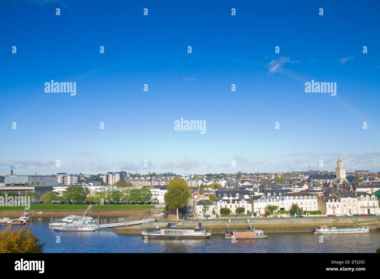 view of Angers, France Stock Photo - Alamy