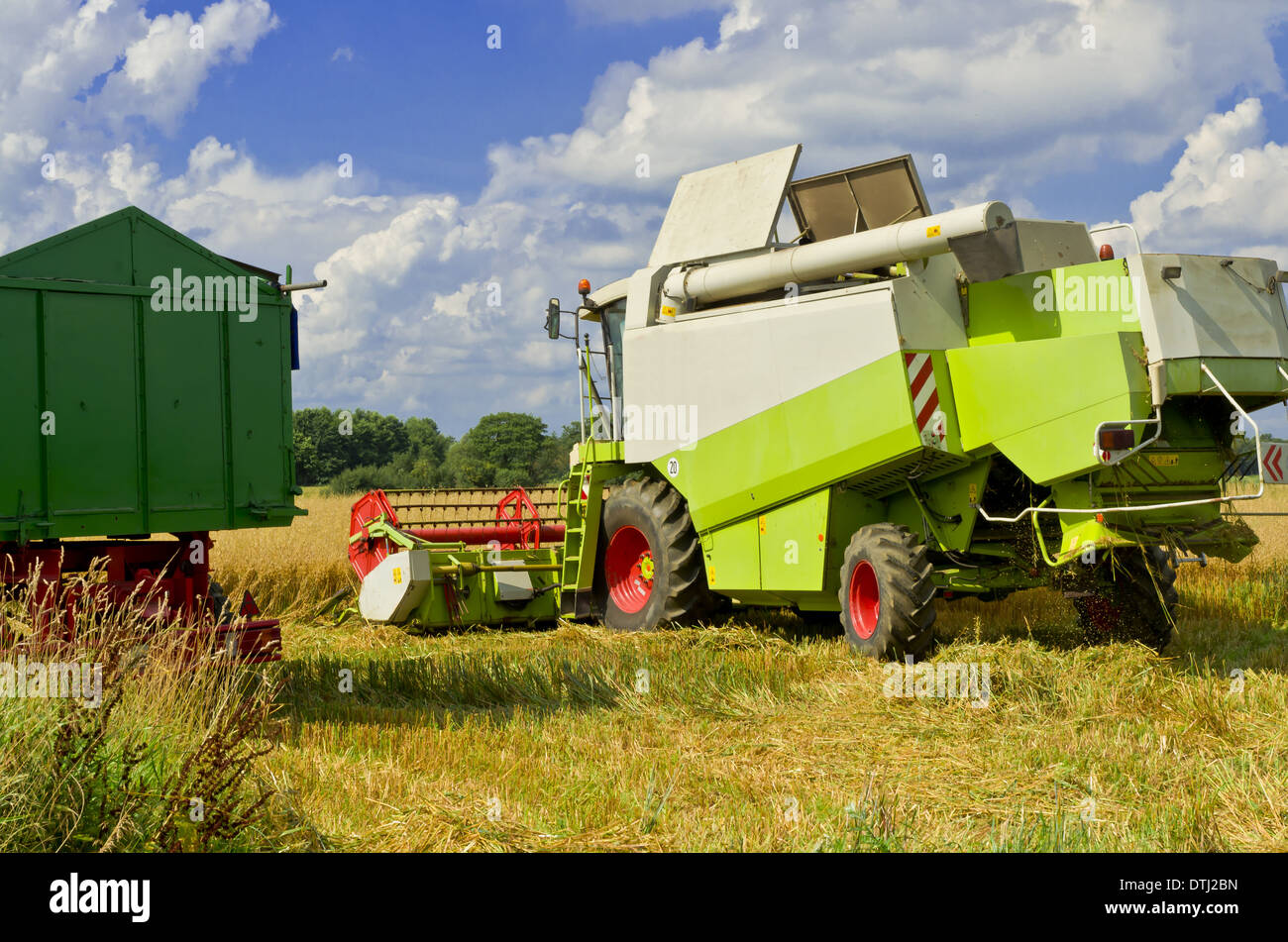 Three combine harvester hi-res stock photography and images - Alamy