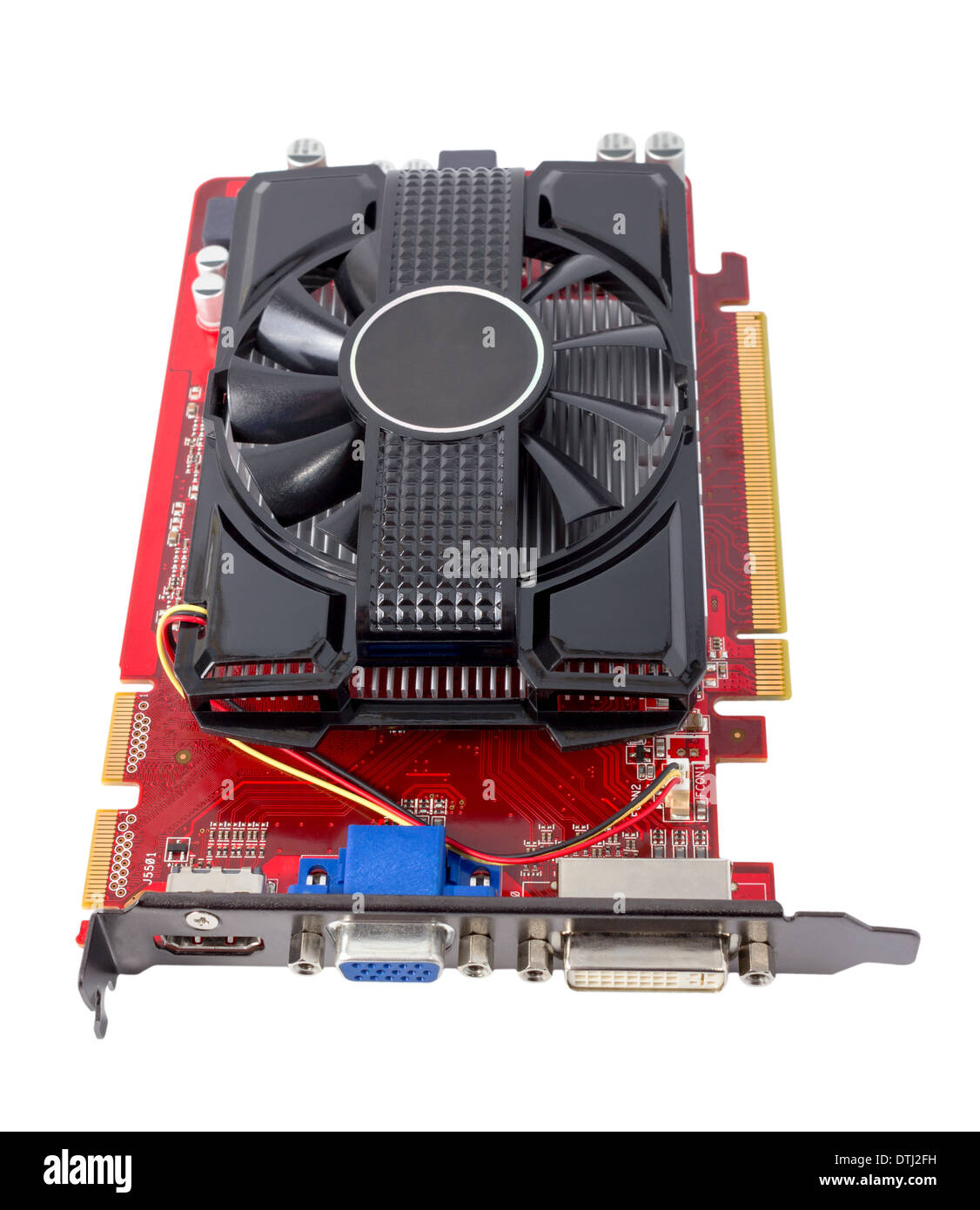 Computer videocard isolated on the white background Stock Photo - Alamy